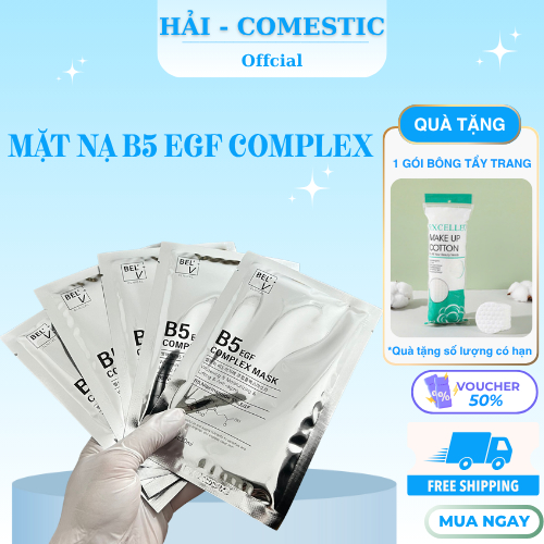 COMBO 50 MIẾNG Mặt Nạ B5 Bạc EGF Complex, Phục Hồi, Dịu Da Giảm Đỏ ...