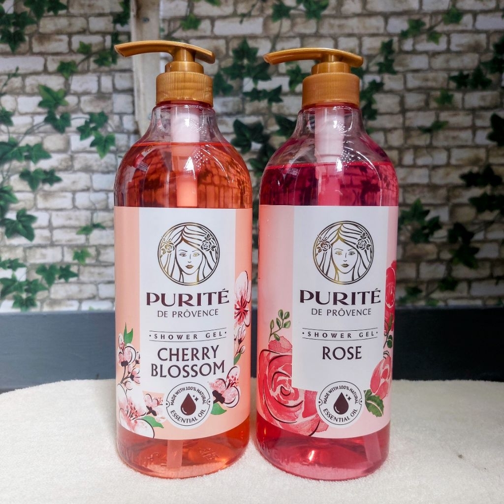 Sữa Tắm Thiên Nhiên Purite 1,1 Lít Hoa Anh Đào & Hoa Hồng 1100ml Cherry ...