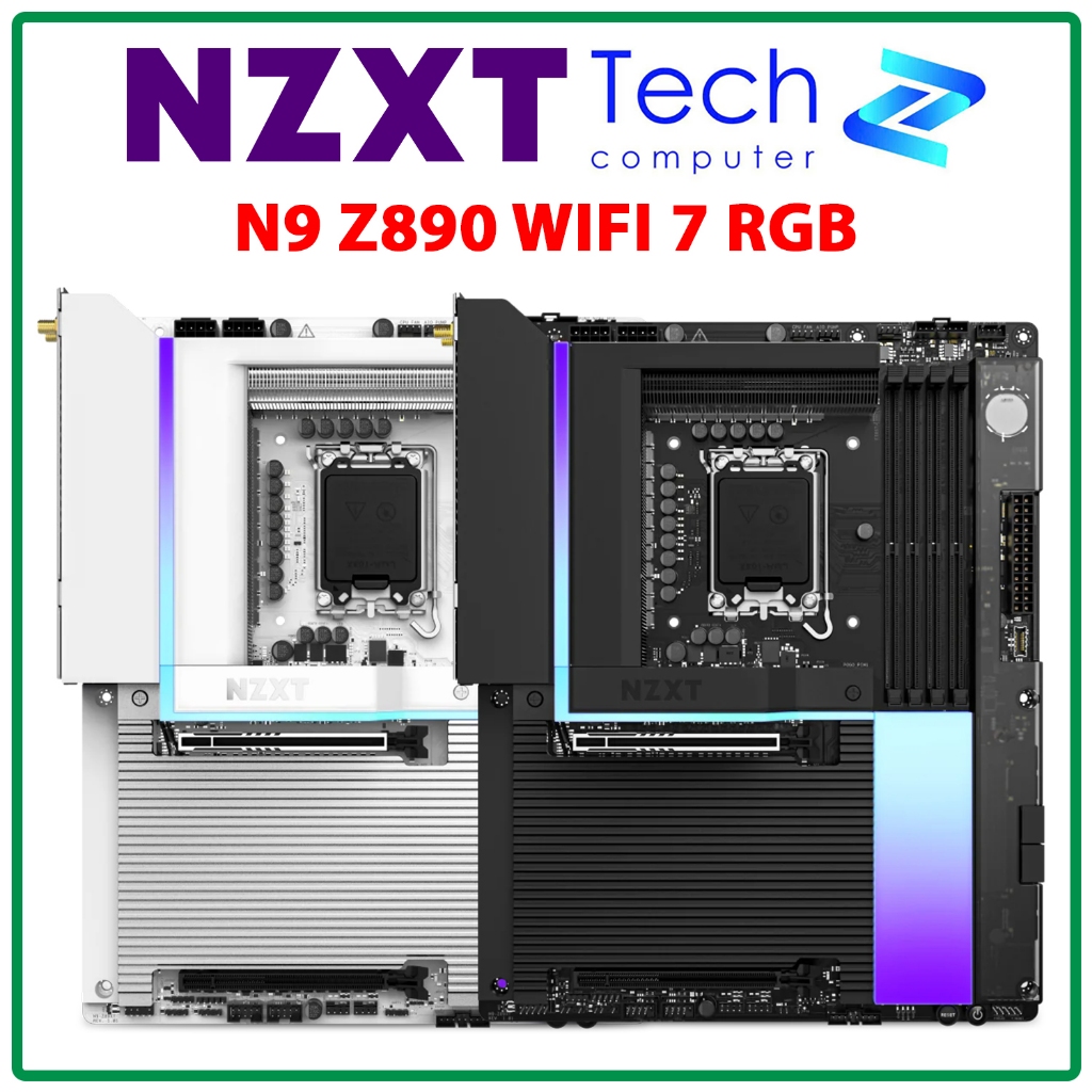 Mainboard NZXT N9 Z890 WIFI – Socket LGA 1851 – DDR5 192GB – ATX ...