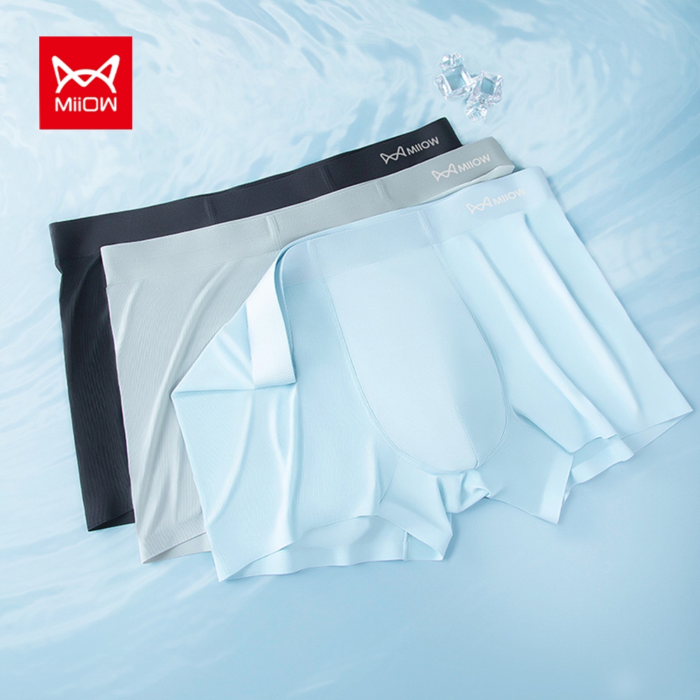 Quần sịp boxer nam Miiow vải thun lạnh cao cấp, quần lót đùi nam co ...