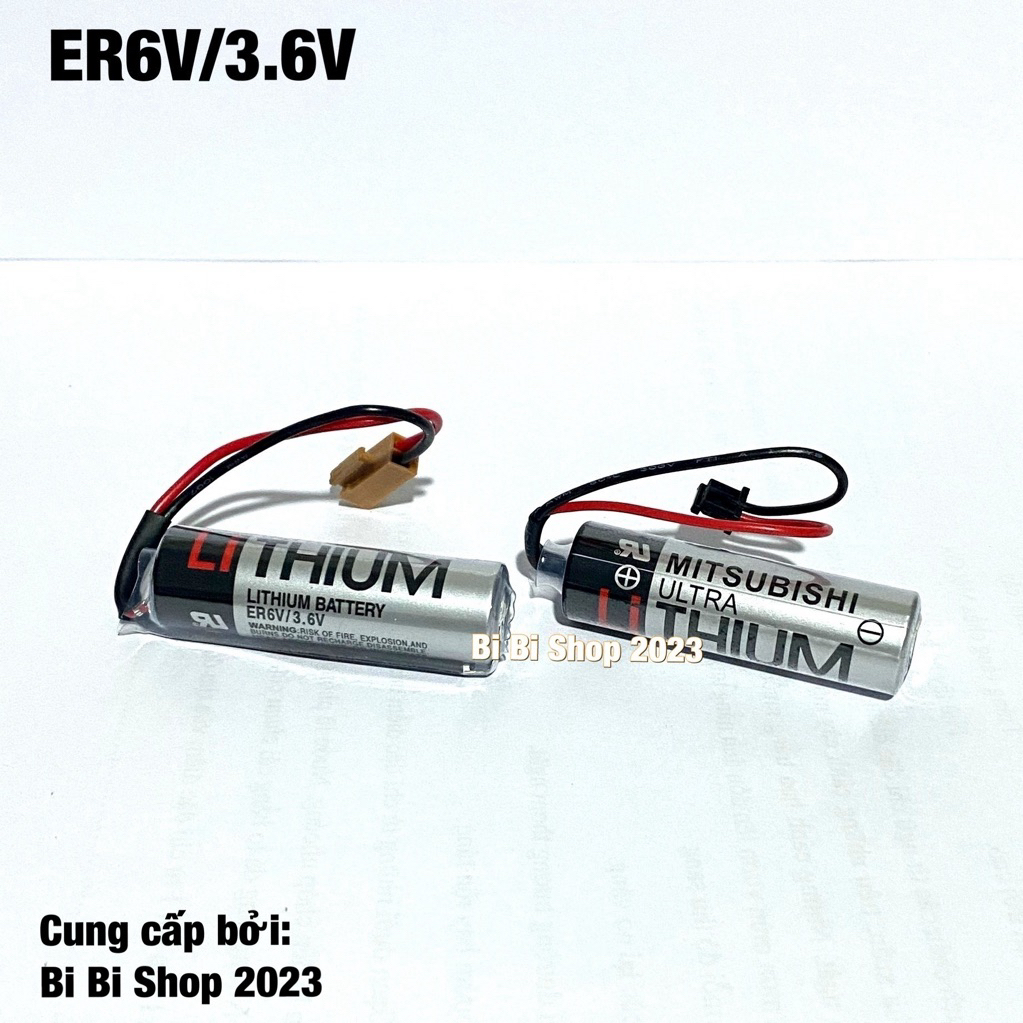 Pin ER6V/3.6V (ER6V) Mitsubishi Lithium Nuôi Nguồn PLC - Gói 1 Viên ...