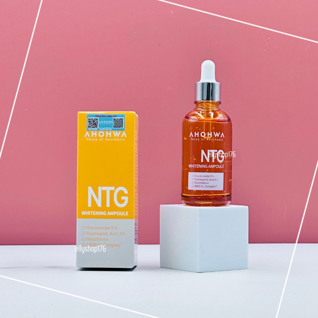 [Nhập khẩu] [New] Tinh chất Ahohwa NTG Whitening Ampoule 50ml - Hỗ trợ ...