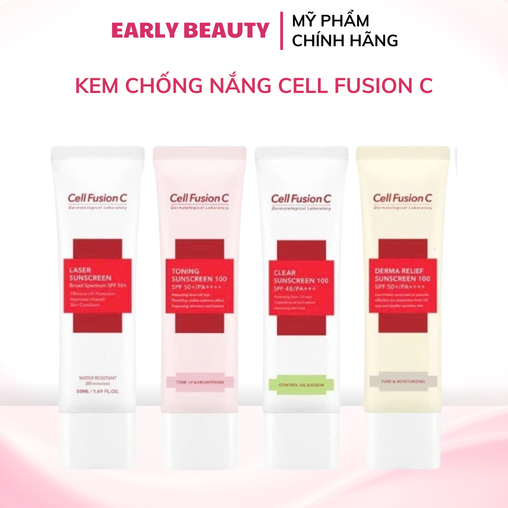 Kem chống nắng Cell Fusion C Hàn Quốc Kem chống nắng nâng tông, kiềm ...