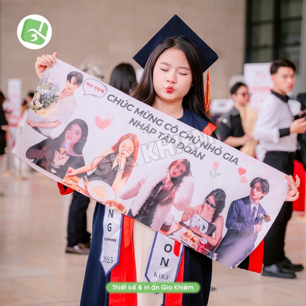 in Banner tốt nghiệp - in banner chúc mừng - Vải Canvas - in theo yêu ...