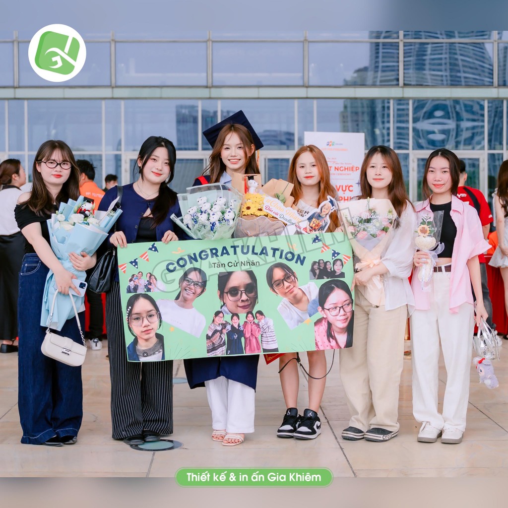 in Banner tốt nghiệp - in banner chúc mừng - Vải Canvas - in theo yêu ...