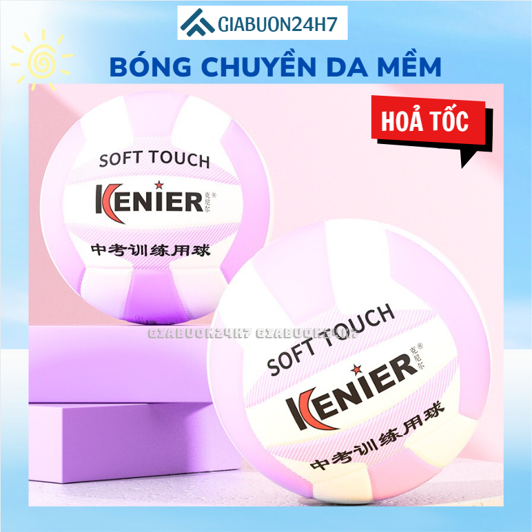 Bóng chuyền da Kenier chất lượng cao size số 5 đánh êm không đau tay ...