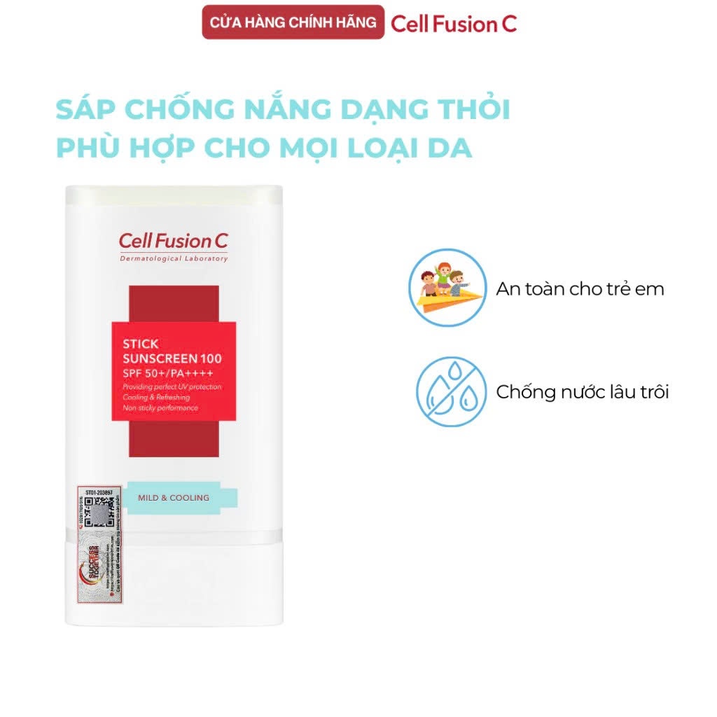 Sáp chống nắng Cell Fusion C – DÀNH CHO NAM – Stick SPF50+ – Kiềm dầu ...