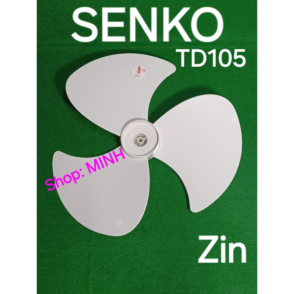 Cánh quạt Senko TD105 zin theo máy – cánh B4 39cm, cánh 3 lá lỗ cốt ...