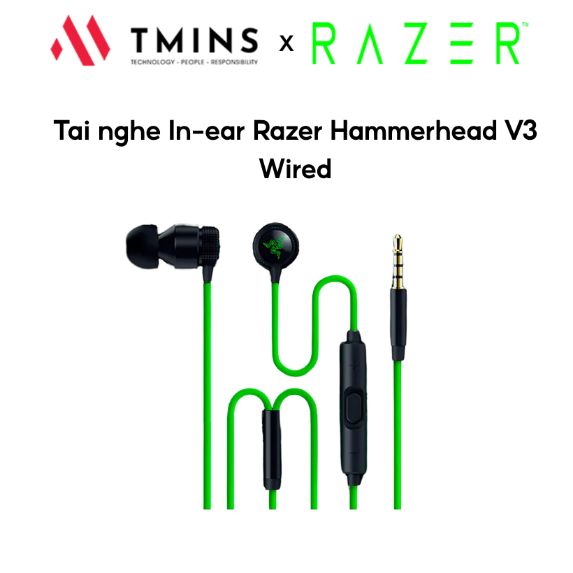 Tai nghe In-ear Razer Hammerhead V3 Wired - Hàng chính hãng | Shopee ...