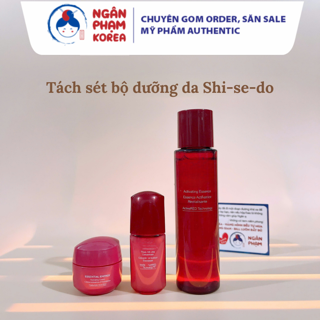 Tách sét bộ dưỡng da mini Shi-se-do | Shopee Việt Nam