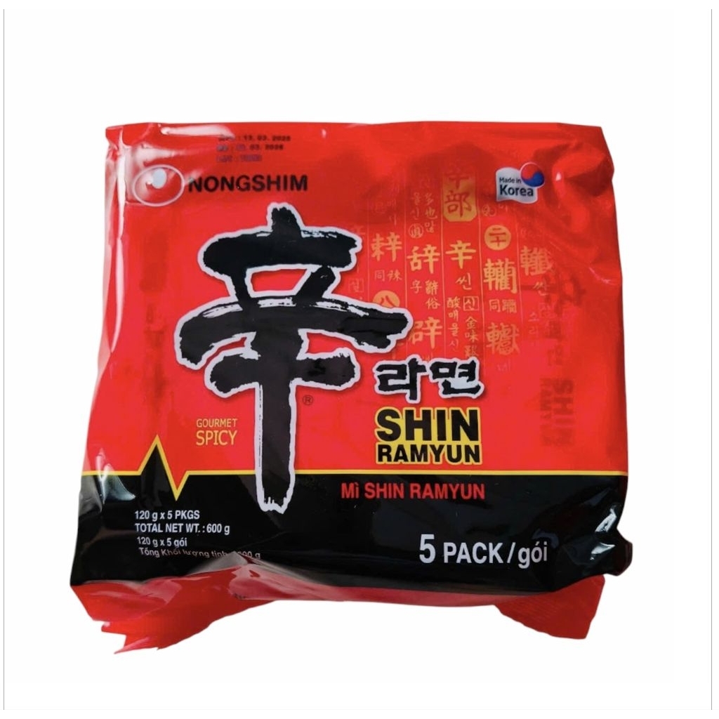 Mì Shin Ramyun vị cay Nongshim 120g | Shopee Việt Nam