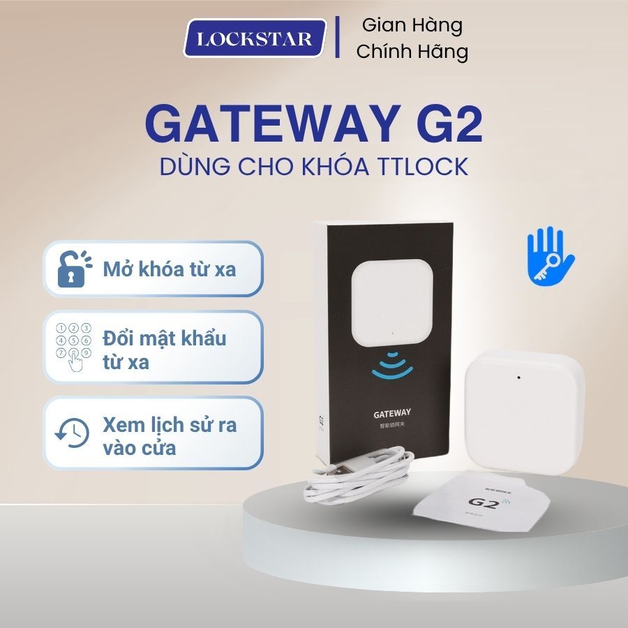 Gateway TTLock G2 –Kết Nối WiFi Mở Khóa Từ Xa Qua App TTLock| Khóa vân ...