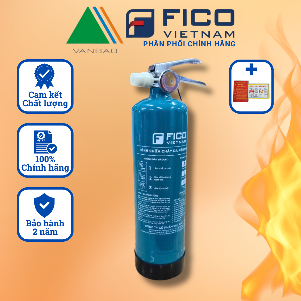 Bình chữa cháy mini, bình cứu hoả mini gốc nước đa năng 950 ml vỏ thép ...