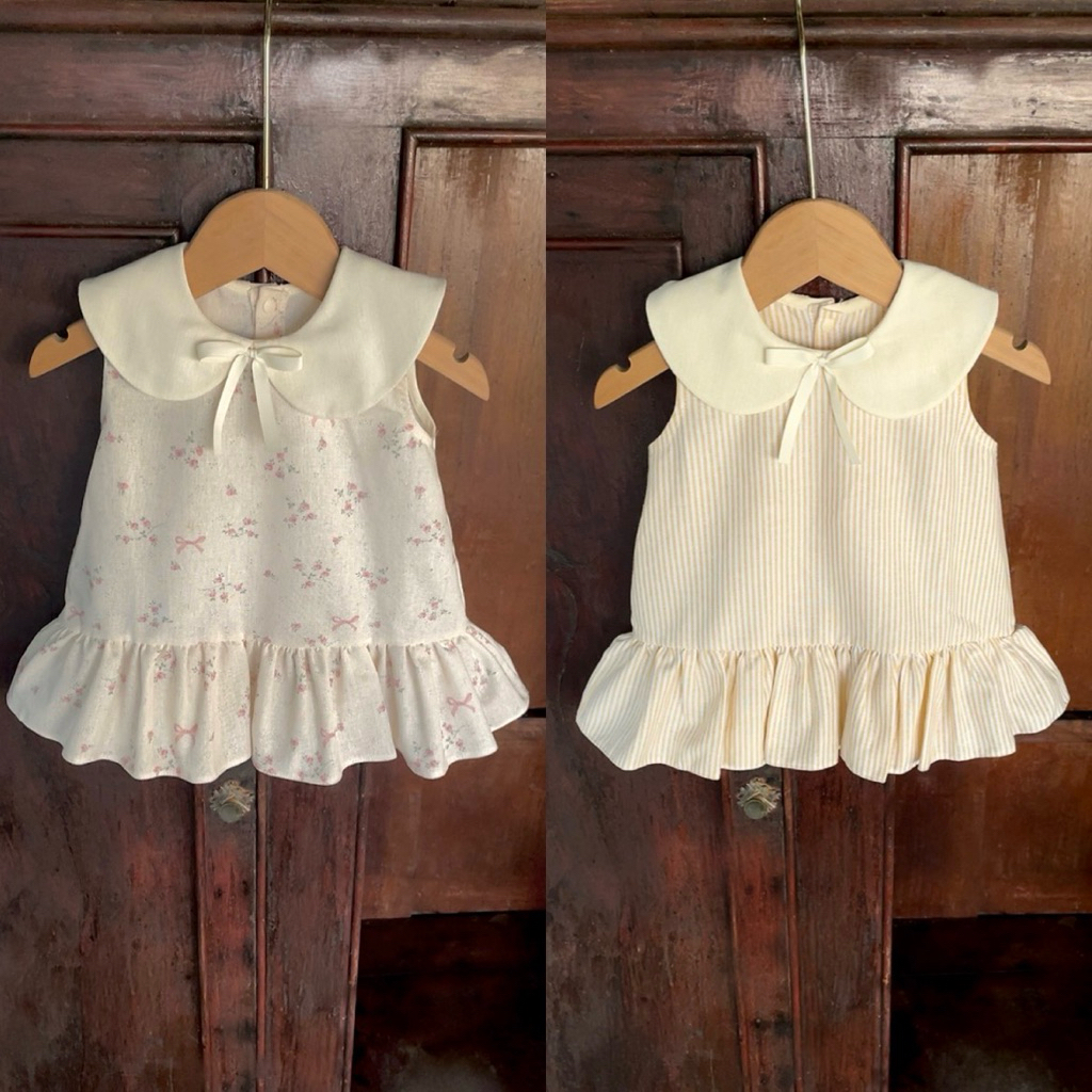 Váy Thiết Kế Cổ Sen Dễ Thương Cho Bé | Shopee Việt Nam