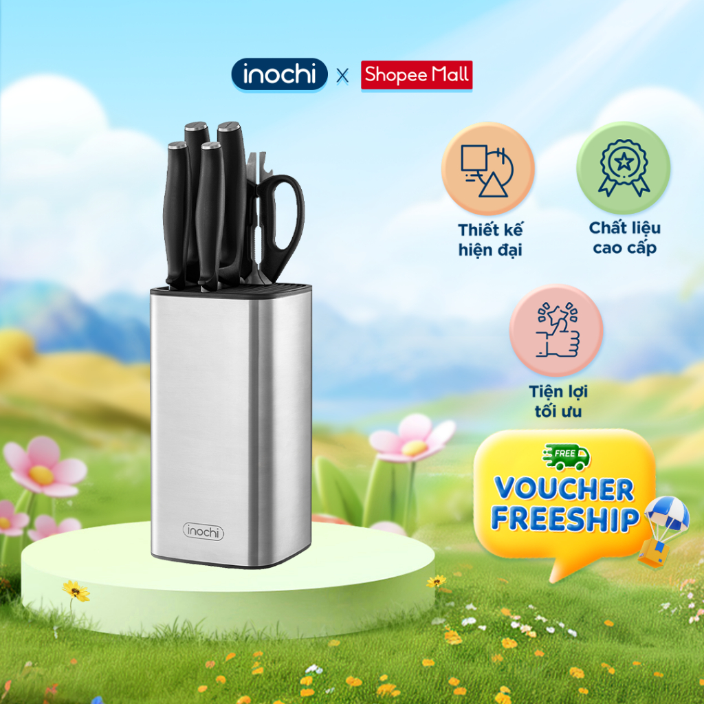 Bộ dao kéo nhà bếp Sakai Plain Inochi đa năng | Shopee Việt Nam