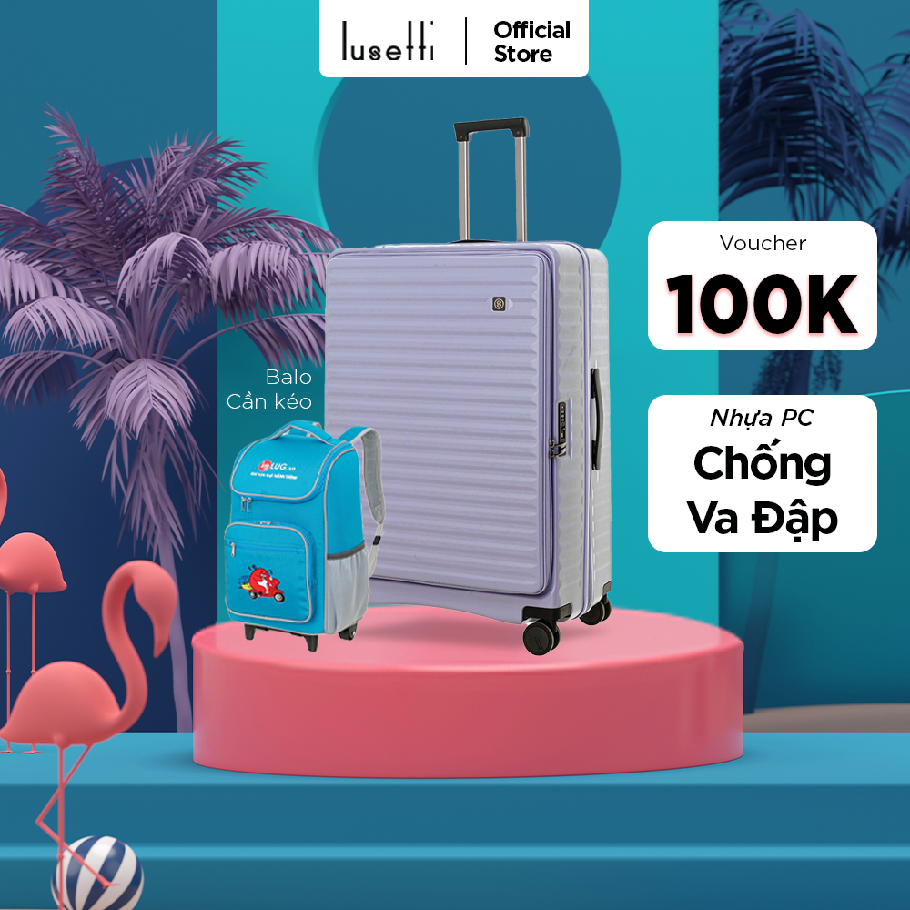 Vali Du Lịch Lusetti MF001 S20/S25/S29 Nhựa PC Chịu Va Đập Tốt, Khóa ...