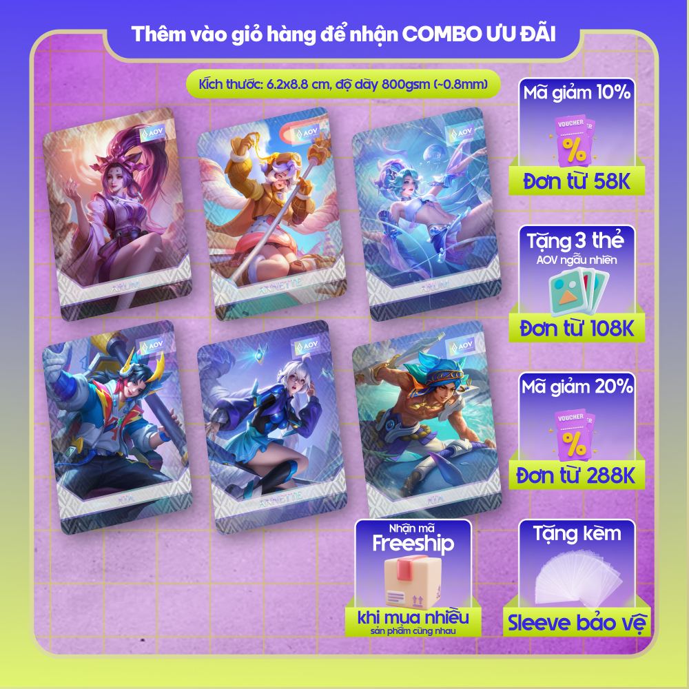 BEST OF AOV | Arum Annette Ata | CARD BO GÓC LIÊN QUÂN MOBILE - ARENA ...