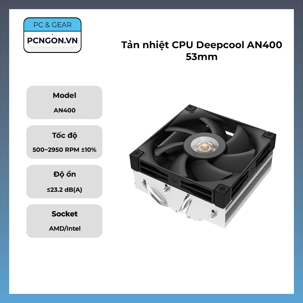 [PCNGON] Tản nhiệt CPU Deepcool AN400 53mm | Shopee Việt Nam
