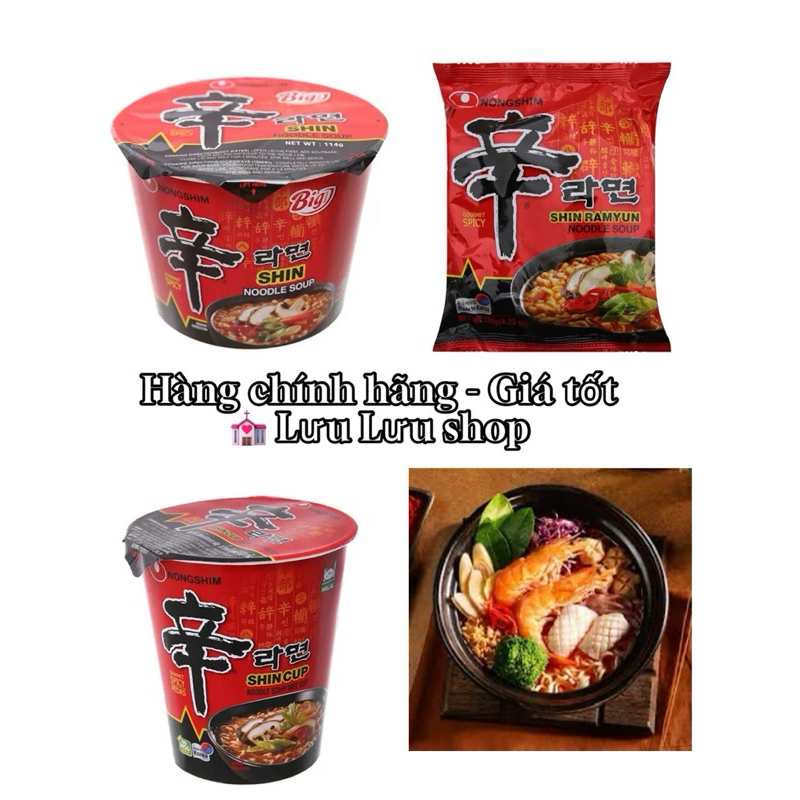 Mì cay Nongshim Shin Ramyun gói / tô/ ly | Shopee Việt Nam
