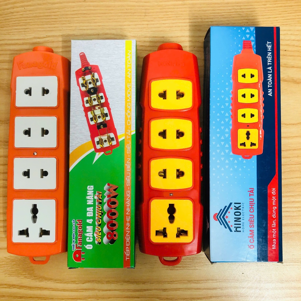 Ổ điện chịu tải fanagold 4 chân cắm công suất 8000W | Shopee Việt Nam