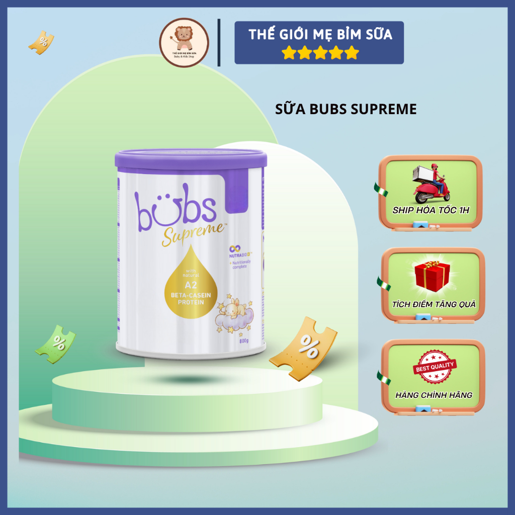 Sữa ﻿﻿﻿﻿﻿﻿Bubs Supreme số 1,2,3 date xa cho bé 800g | Shopee Việt Nam