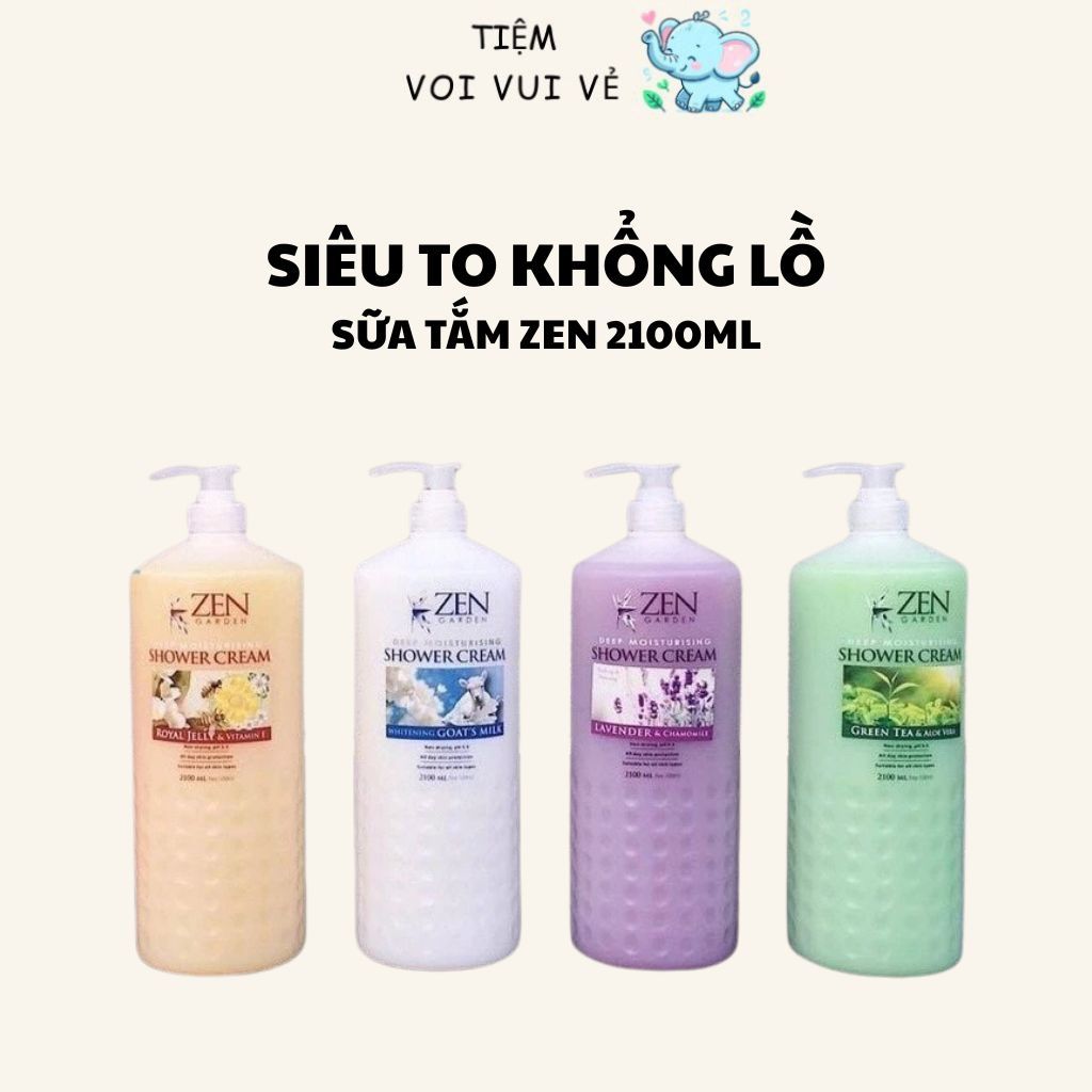 Sữa tắm Zen 2100ml Siêu To Khổng | Shopee Việt Nam