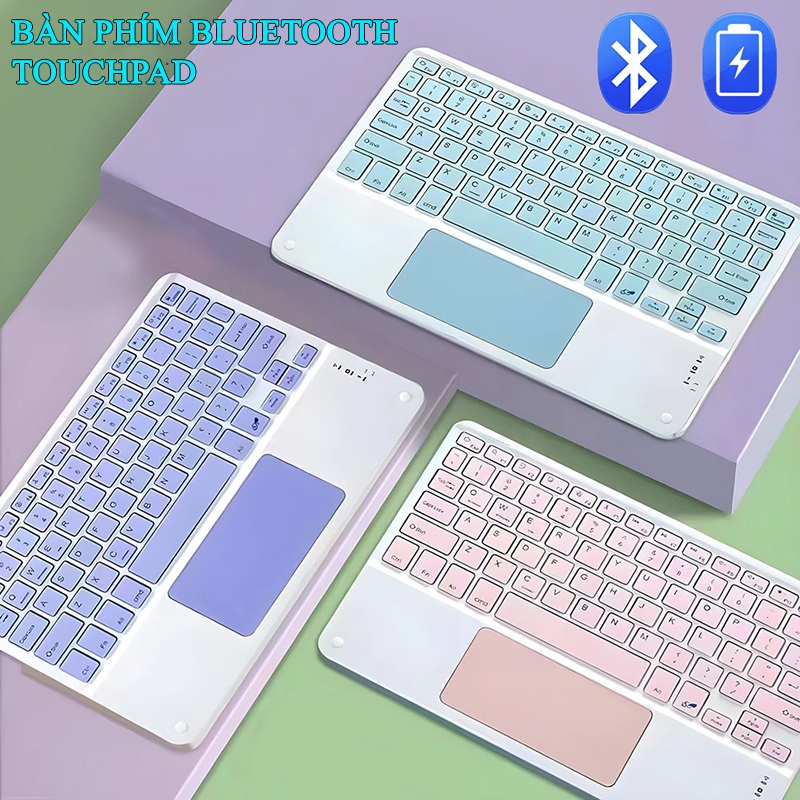 Bàn Phím Buetooth Không Dây Cảm Ứng Cho Android Tablet IOS Có Touchpad ...