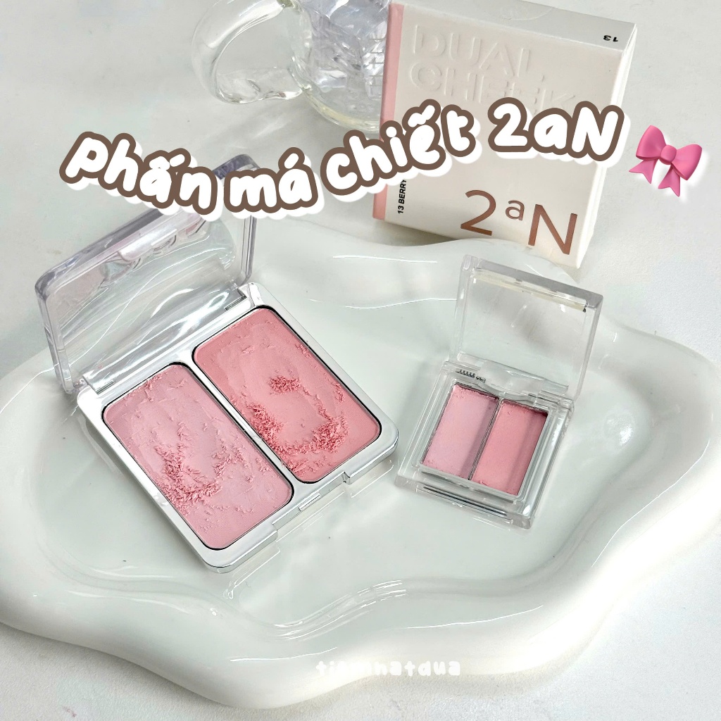 [MÁ HỒNG CHIẾT - ĐỌC MÔ TẢ VÀ HÌNH ẢNH] Phấn má hồng 2aN Dual Cheek ...