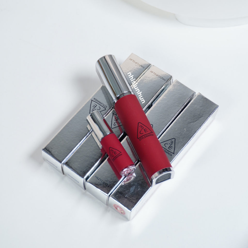Son 3CE Stylenanda Hazy Lip Clay Fullsize và Mini | Shopee Việt Nam