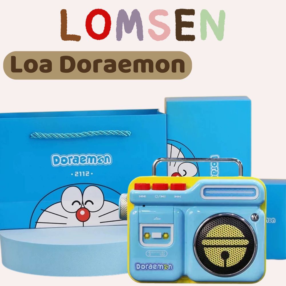 Loa Doraemon mini LOMSEN - Loa Bluetooth Doraemon | Shopee Việt Nam