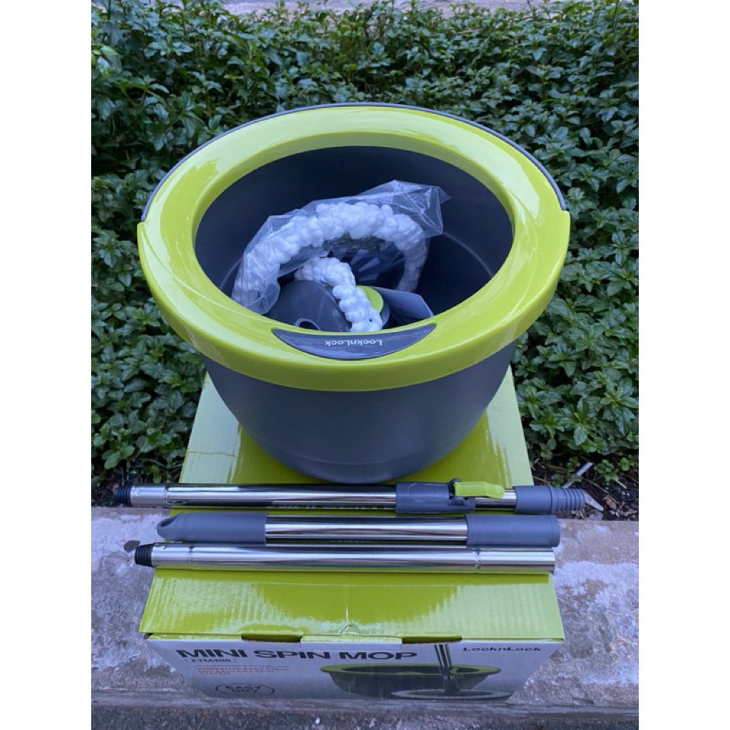 [LOCKnLOCK] BỘ CÂY LAU NHÀ MINI SPIN MOP/ ETM498 / ETM498MIT ...