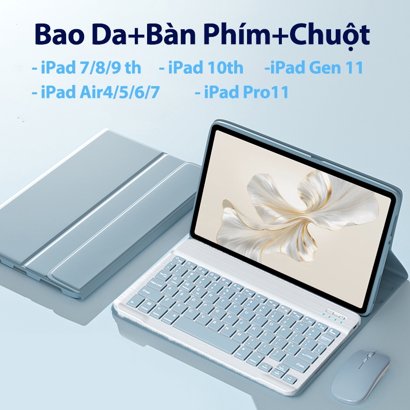 Ốp Bàn Phím Cho iPad Vỏ Bàn Phím Cảm Ứng Từ Tính Cho iPad Air 4/5/6/7th ...