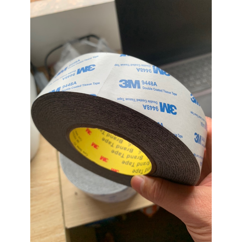 Băng keo 2 mặt chịu nhiệt dán đa năng 3M-9448A ( Cuộn 4cm x 50m ) | Shopee Việt Nam