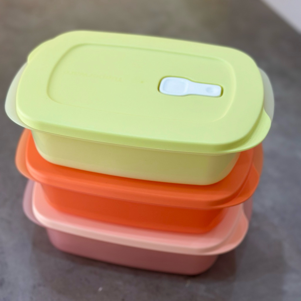 Hộp Đựng Thực Phẩm,Hộp Cơm Quay Lò Vi Sóng 1L TUPPERWARE Crystalwave Plus Rectangular | Shopee ...