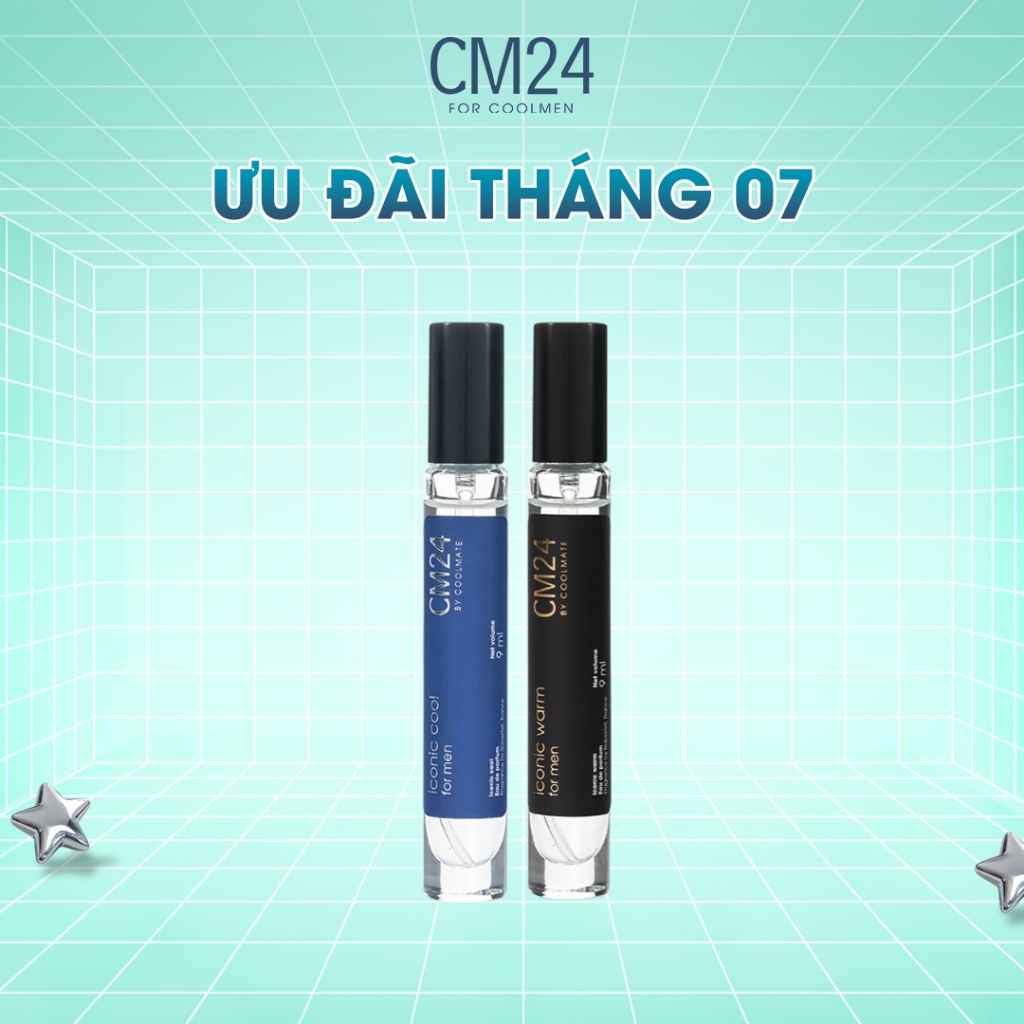 Combo 2 nước hoa nam CM24 by Coolmate Iconic 9ml | Shopee Việt Nam