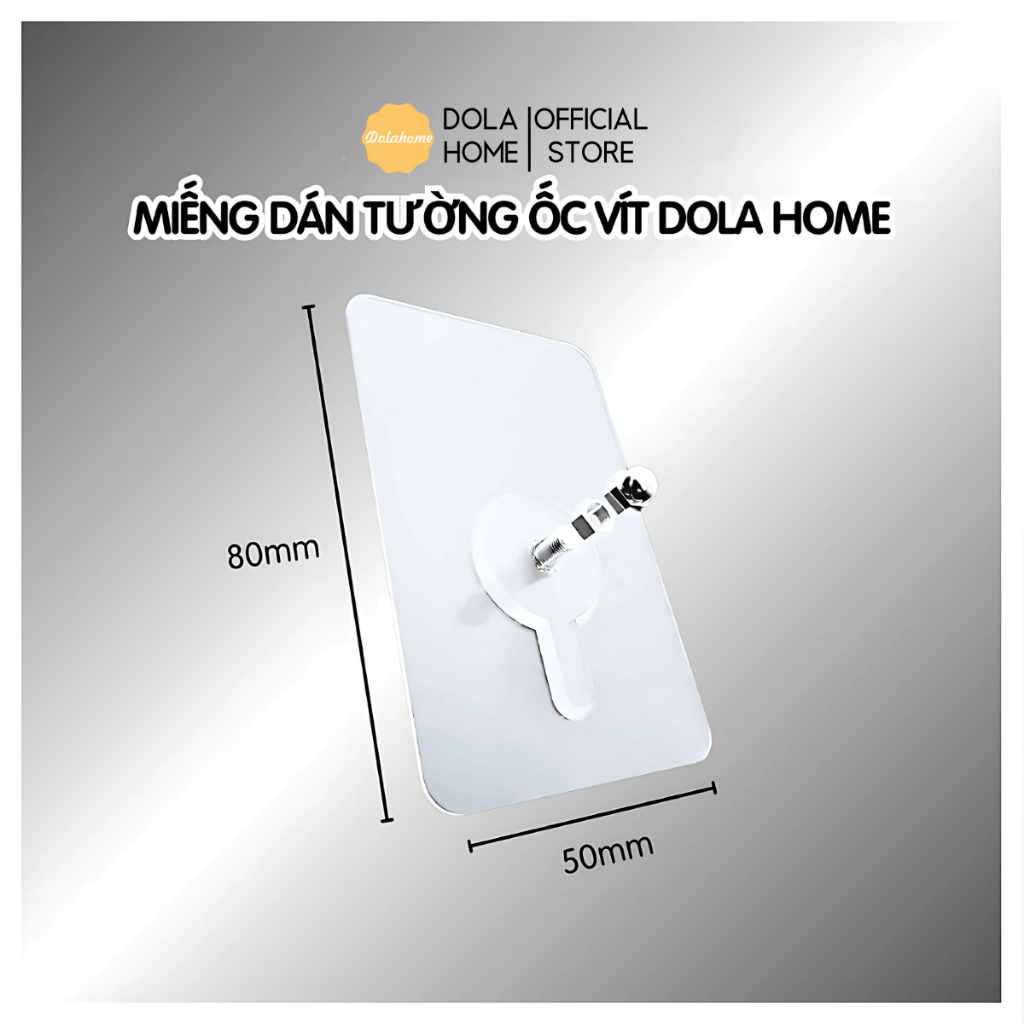Miếng Dán Tường Dola Home Ốc Vít Cường Lực Giúp Gắn Kệ Không Cần Khoan ...