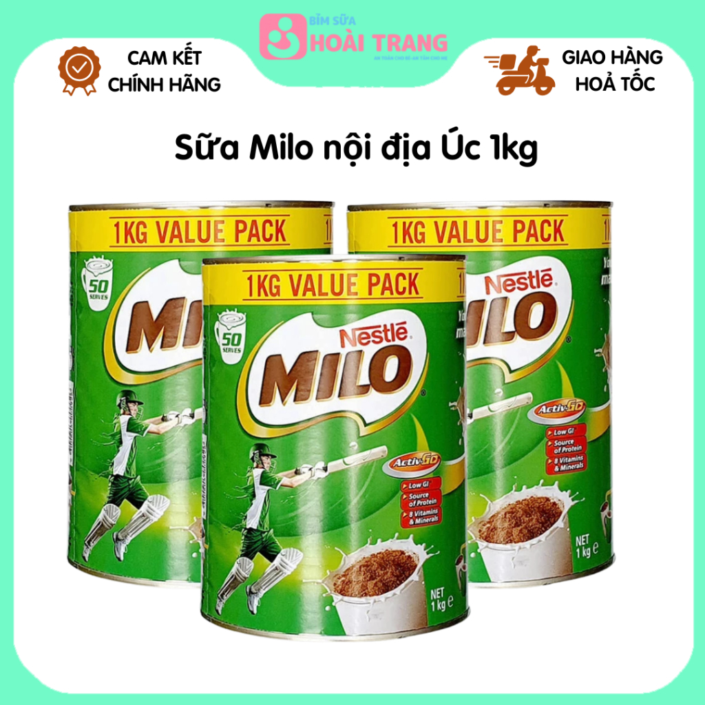 Sữa Milo Úc Nestlé 1kg – Hỗ trợ tăng chiều cao, phát triển trí não ...