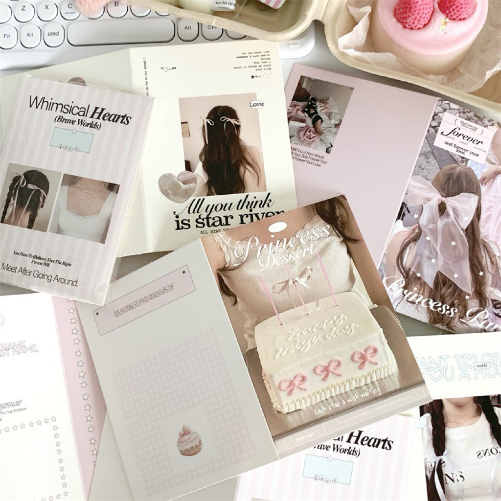 Set 10 Bìa gập ngẫu nhiên trang trí bỏ card , gói card kpop , bìa gập ...