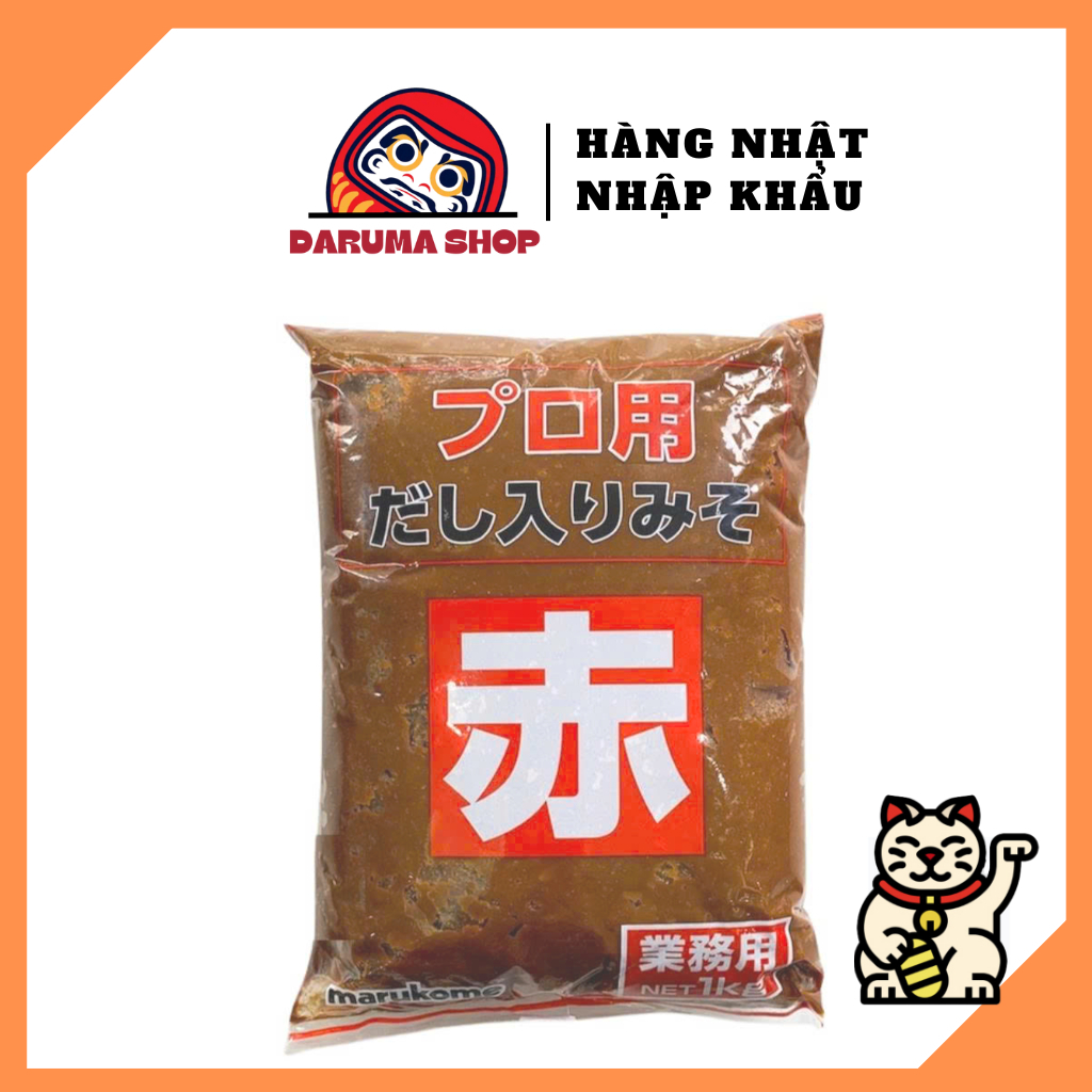 Tương Đậu Marukome Aka Miso Pro nhập khẩu Nhật Bản/ Túi 1kg | Shopee ...