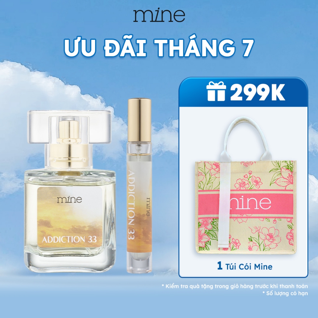 Combo Nước hoa mine Addiction 33 Hương gỗ thư thái 30ml & 9ml | Shopee ...