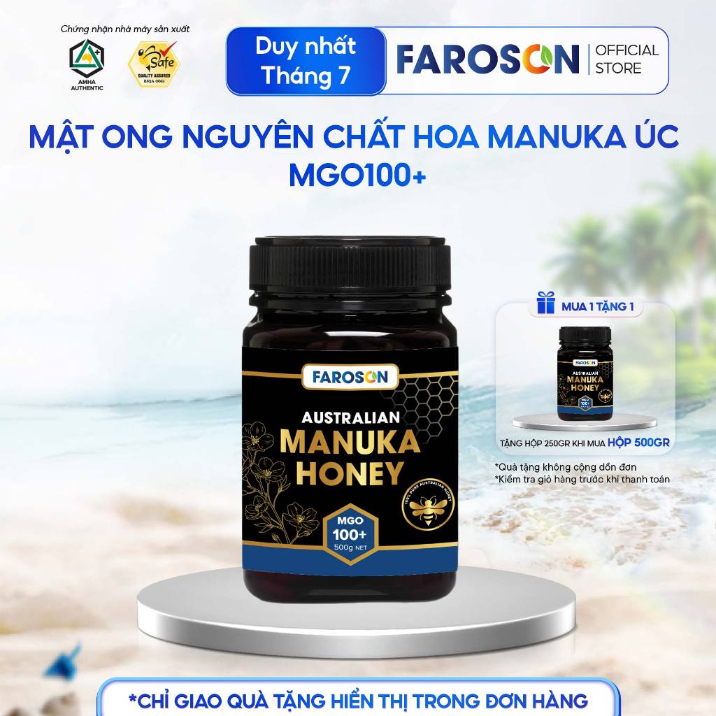 Mật Ong Nguyên Chất Hoa Manuka Úc MGO100+ Daily Care Hộp 500g | Shopee ...
