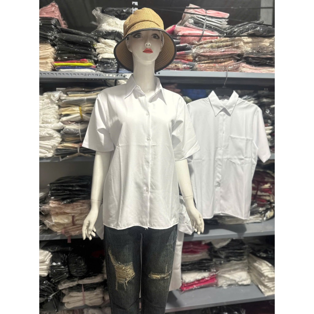 Áo Sơ Mi Học Sinh Form Rộng Tay Ngắn Tay Dài Xinh Xắn Shop Tiến Linh ...