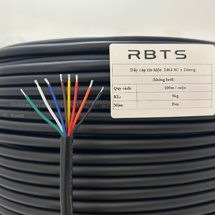 Dây cáp tín hiệu 8 lõi 2464 20awg, 22awg, 24awg, 26awg | Shopee Việt Nam