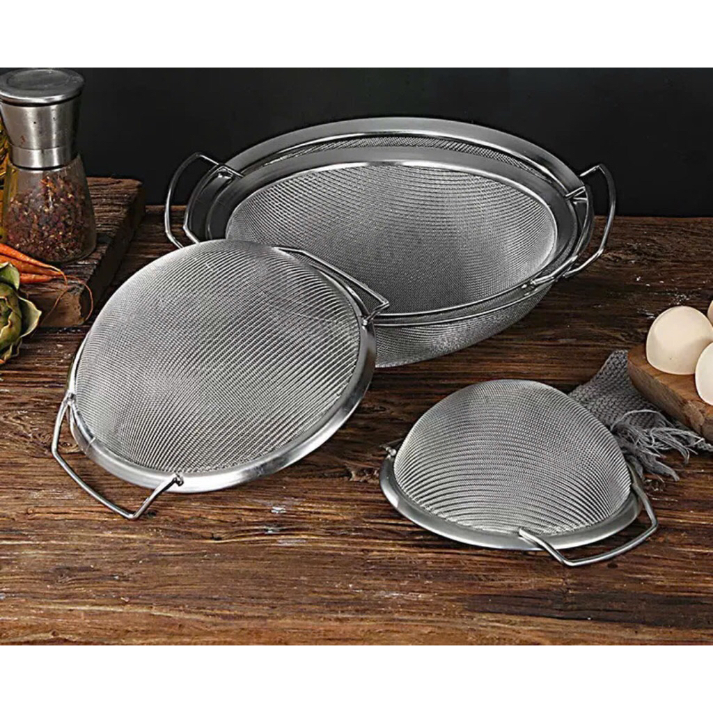 Rổ rây lọc thực phẩm inox 304 rây cháo lọc cua đa năng lưới mịn lọc bột ...