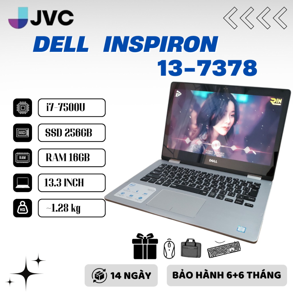 Laptop Giá Rẻ DELL Inspiron 13-7378, Core i7-7500U, 12GB RAM, 256GB SSD ...