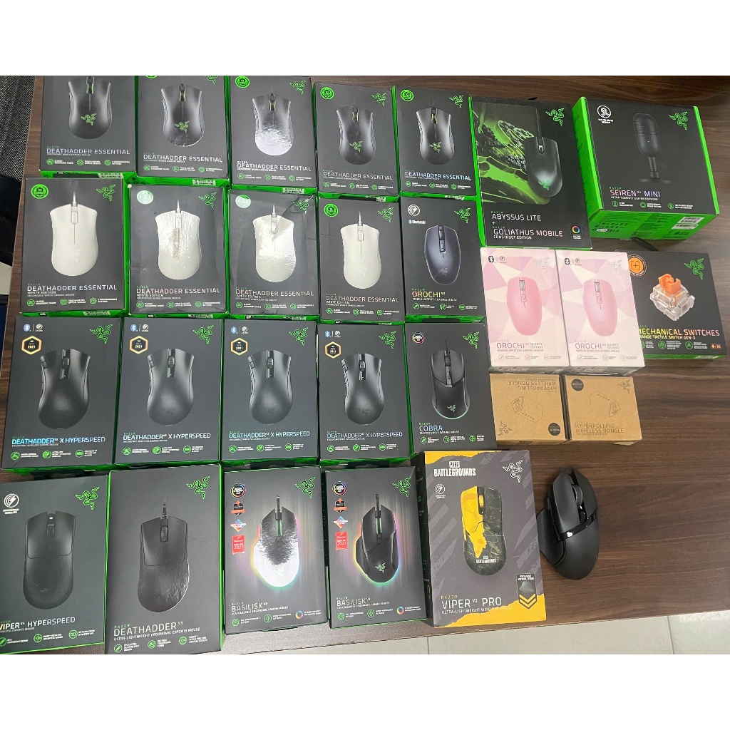 Chuột Có Dây Razer Deathadder Essential | Lót Chuột Gigantus Size M ...