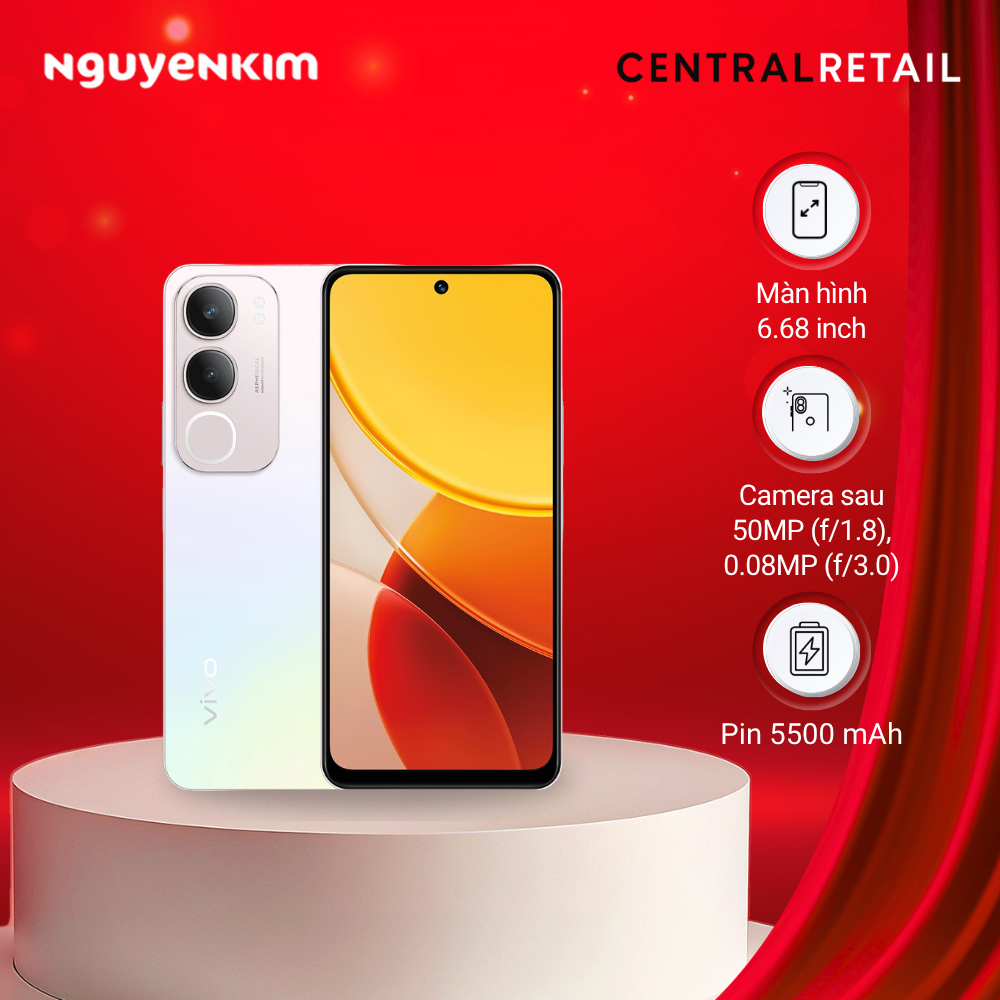 Điện thoại Vivo Y19s 8GB/128GB Bạc (V2419) | Shopee Việt Nam