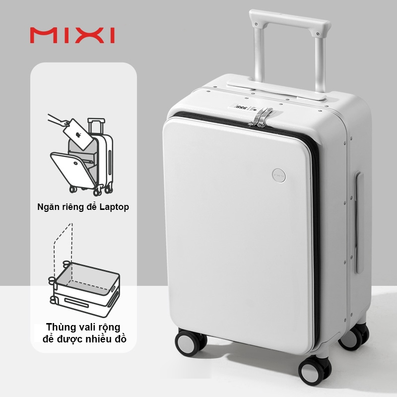 Vali kéo du lịch MIXI size 20, Valy xách tay máy bay có ngăn laptop ...