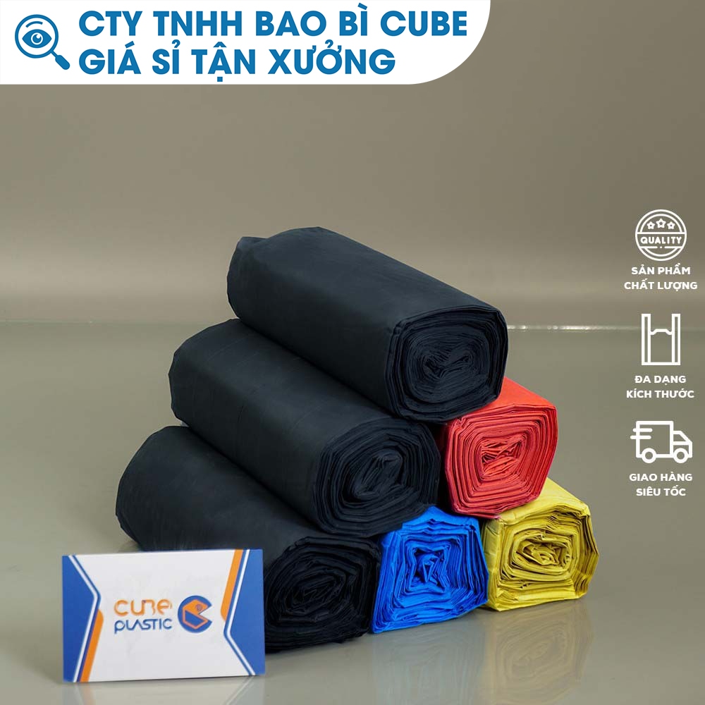[3 Cuộn] Túi Đựng Rác Gia Đình Tự Phân Hủy Sinh Học – CTY BAO BÌ CUBE ...