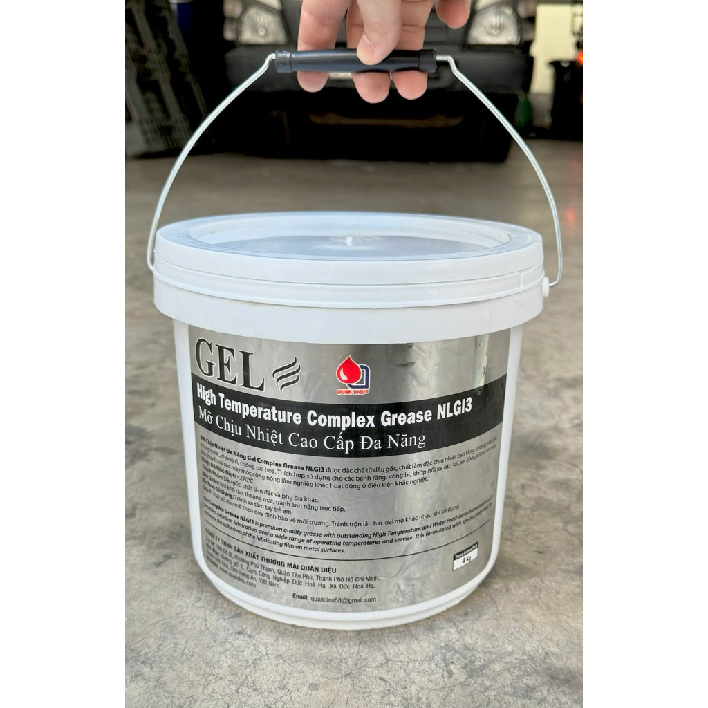 Mỡ Chịu Nhiệt Đa Năng Gel High Temperature Complex Grease NLGI 3 (Xô ...